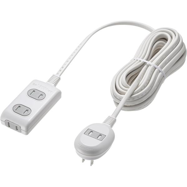 ◇商品特徴〜プラグに1個差込口が付いていて、壁のコンセントが無駄なく使えて便利。2P・3個口＋1個口・7m〜●プラグにシャッター付差込口が1個付いているので、壁のコンセントを無駄なく使えて便利です。●差込口はホコリ防止シャッター付きで、トラ...