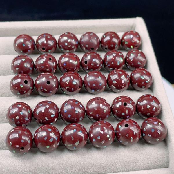 螺鈿は、広義には貝をもって飾ることをいうが、狭義には貝片を器物等の木地や漆面に装着して施す装飾法をいう。漆(うるし)の付着方や貝の干渉色により、粒ごとに相違が出ることがあります。ご理解ご了承の上ご購入ください。天然石専門　業界最低価格を目指...