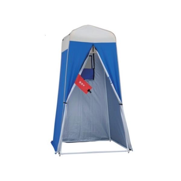 自立タイプなので、室内外で設営できます。●大きさ／　床面：(W)100×(D)100×(H)188cm、　収納時：(L)15×(D)15×(H)103cm●質量／5kg●材質／　テント：150Dポリエステル、　パイプ：スチール・組立は約3分...