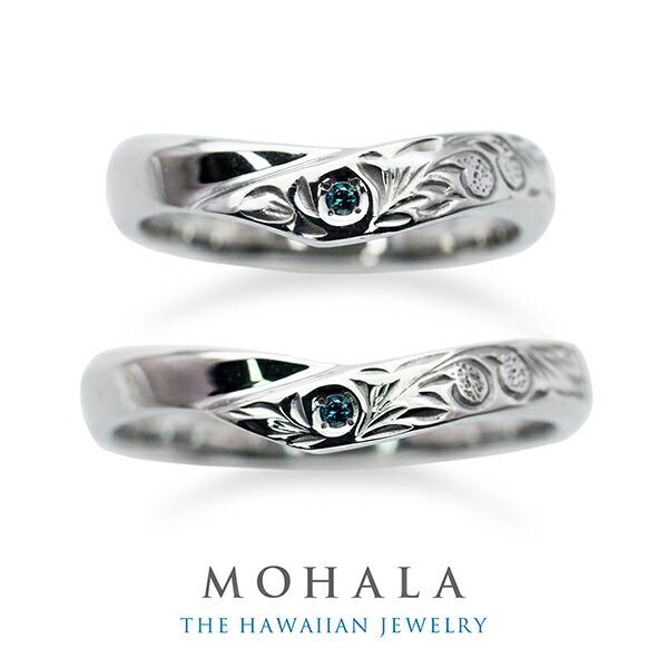 【MOHALA/モハラ】レディース ブランド リング※メール便での配送をお選び頂いた場合、ギフトBOXなどは付属致しませんのでご了承下さい。 【MOHALA モハラ】― 二人だけの美しい花が咲きますように ―幸運の証、ブルーダイヤセッティン...