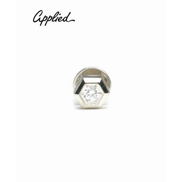 商品番号 [ARGE-TE-131]Argent Gleam/アージェントグリーム「Honey」は蜂蜜であり、愛としい人の呼称。極めてシンプルなデザインで、蜂の巣をイメージした六角形に石をセットしたピアスです。石カラーは2種類。こちらはジル...