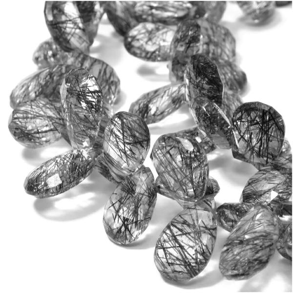 金運 魔除け ブラックルチルクォーツ ビーズ パワーストーン バラ売り ワイヤー等を使用してアクセサリーを作るのにお使い頂けます♪※天然石の為、お届けする石の色や模様などは写真と若干異なる場合がございます。何とぞご了承下さい。※天然石のため...