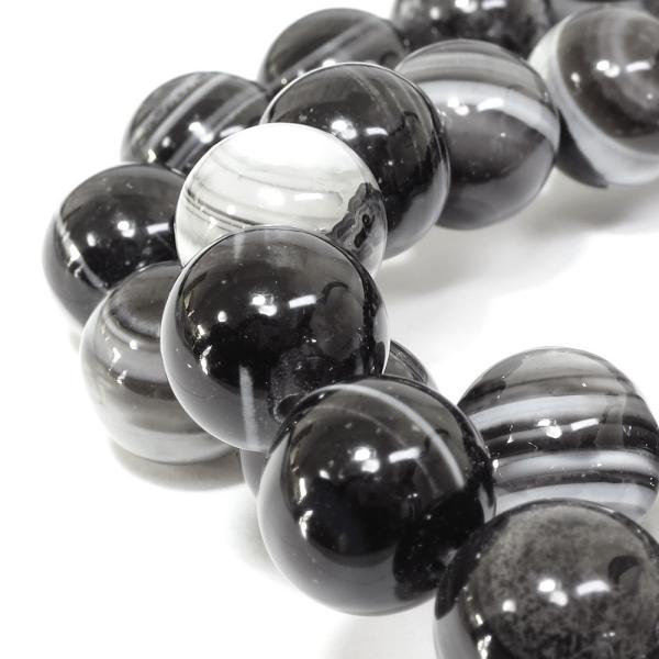 天眼石 10mm 天然石 ビーズ  丸玉 パワーストーン石ごとに白、水色、茶、黒などのつややかで美しい縞模様が楽しめる天眼石です。ゴム通しができるので簡単なブレスレット作りに。【サイズ】Ａ：10mm(玉)【ホール仕様】穴径：約1.2mm天然...