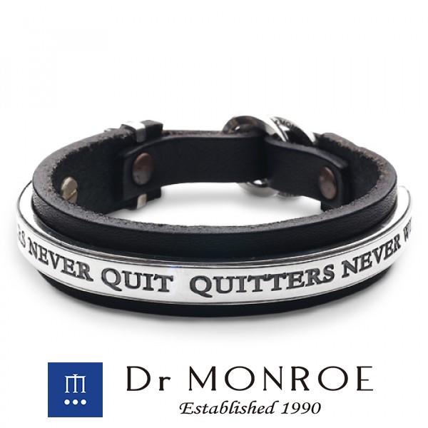【Dr MONROE/ドクターモンロー】メンズ ブランド ブレスレット※こちらの商品は受注制作となります。お届けに3週間〜1ヶ月前後頂きますのでご了承下さい。WINNERS NEVER QUIT,QUITTERS NEVER WIN.(勝つ...