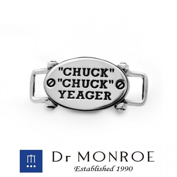 【Dr MONROE/ドクターモンロー】メンズ ブランド シューレースチャーム※こちらの商品は受注制作となります。お届けに3週間〜1ヶ月前後頂きますのでご了承下さい。“CHUCK”“CHUCK”YEAGER(チャックチャックイエーガー)靴ひ...