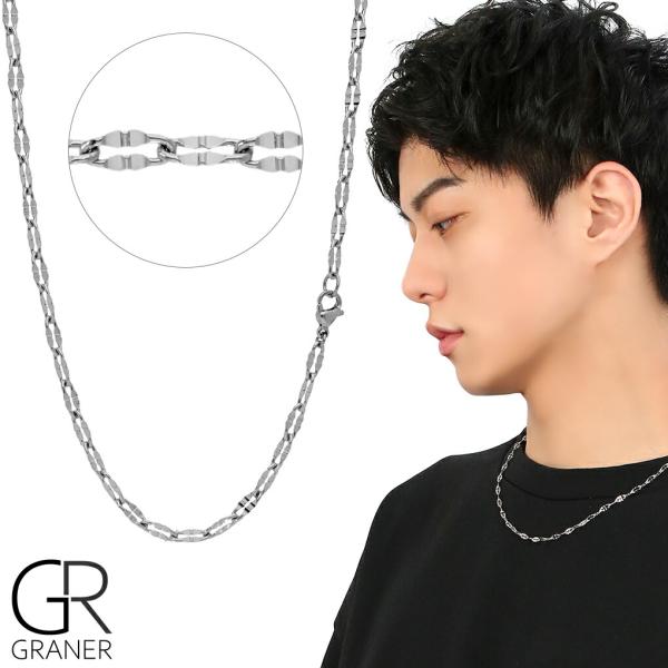 GRANER グランナー ブランド チェーンネックレス ステンレスジュエリー ステンレスアクセサリー 金属アレルギーフリー 金属アレルギー対応 商品番号 [FKS-GR-009] ブランド GRANER/グランナー 商品説明ペタルはフランス...
