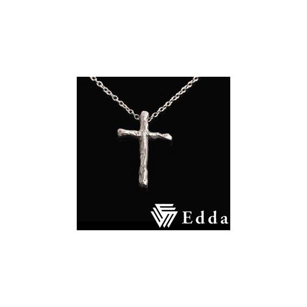 【Edda/エッダ】メンズ レディース ブランド ネックレス ペンダント小枝を削り出したかのような、荒削りでシンプルなイメージのクロスネックレスです。体の一部に自然と溶け込む、小ぶりなクロスはどんなシーンでも邪魔にならず、胸元にしっくりと馴...