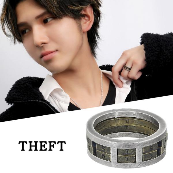 THEFT セフト アクセサリー リング 指輪 シルバー スターリングシルバー シルバー925 メンズ 燻し ナンバー 数字商品詳細(17号参照) 商品番号 [SFOX-VR-NUMBERLOCK2] ブランド THEFT/セフト 商品説明...