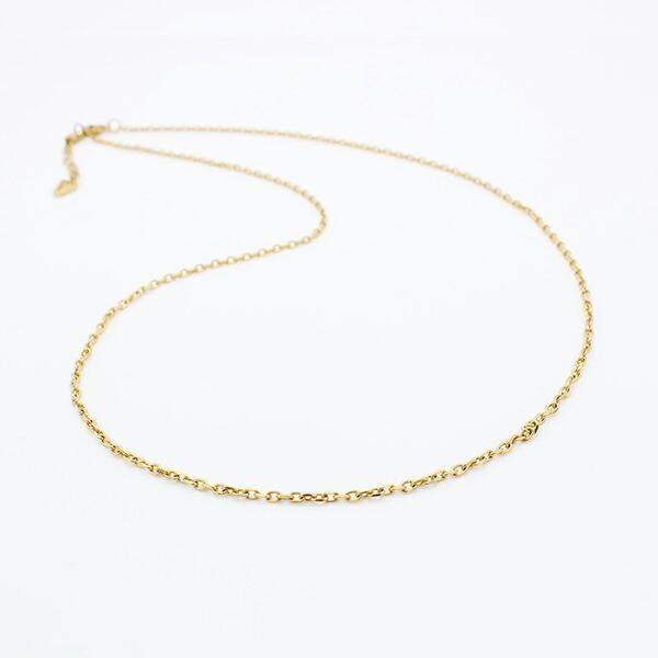 【VAYACONDIOS/ヴァヤコンディオス】メンズ ブランド ネックレスチェーン幅2mmのカットの入ったあずきチェーンを使用。 光があたるとカットが光る細身で主張しすぎないネックレスです。- material -vayacondiosのア...