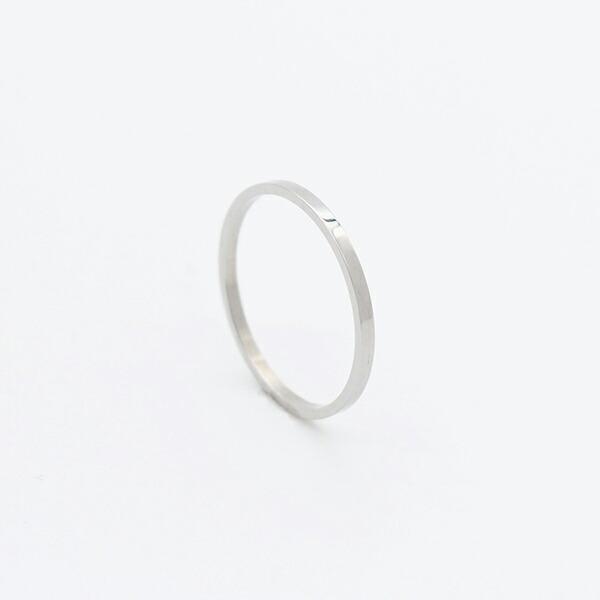 アクセサリーブランド VAYACONDIOS ヴァヤコンディオス サージカルステンレス 金属アレルギー メンズリング 指輪 リング ステンレスリング ユニセックス幅1.5mmのシンプルリング。表面は平らなフラットなデザイン。他のリングと重ね...