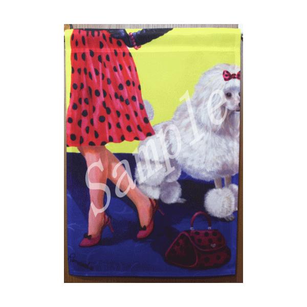 お庭やお部屋の中を華やかにしてくれるガーデンフラッグです。お庭・ベランダ・玄関まわりなどにはためかせても、お家の中でタペストリーのように飾ったり、小窓のカフェカーテンのかわりに…大きすぎず小さすぎないサイズなので色んな場所に飾っていただけま...