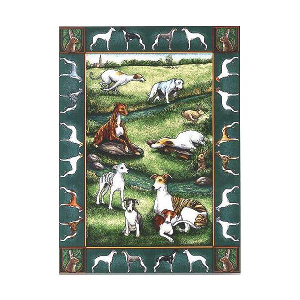 アメリカのブリーダーさんがお送りする自信作！全ての犬種はスタンダードに忠実なばかりか犬種の歴史までゴブラン織りに織り込まれています。縦糸14本、横糸14本で織り成す精巧なデザイン。スタンダードを守った表現もさることながら、各犬種でさまざまな...