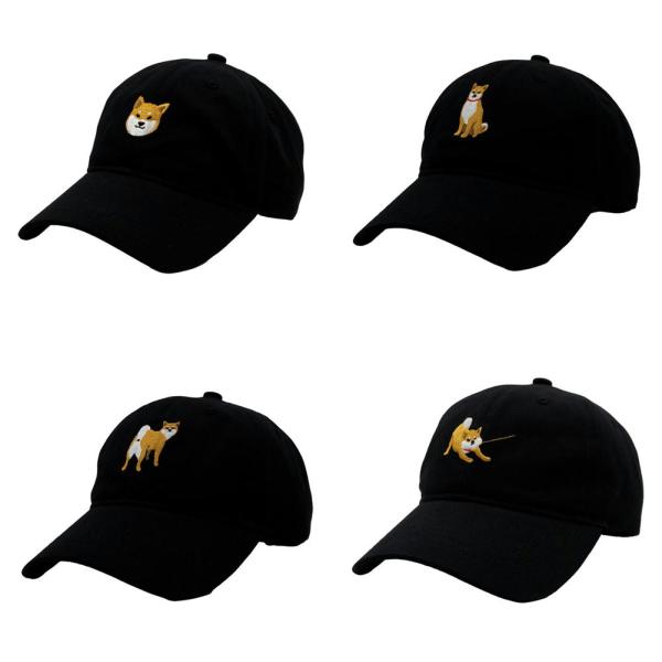 可愛いしばたさんの刺繍キャップ♪コーディネートしやすい無地のキャップにしばたさんのワンポイント刺繍♪さりげなく、大好きなしばたさんと一緒にお出かけを楽しめます。Size：フリーサイズ【頭囲　約54〜60cm(後ろにあるアジャスターでサイズ調...