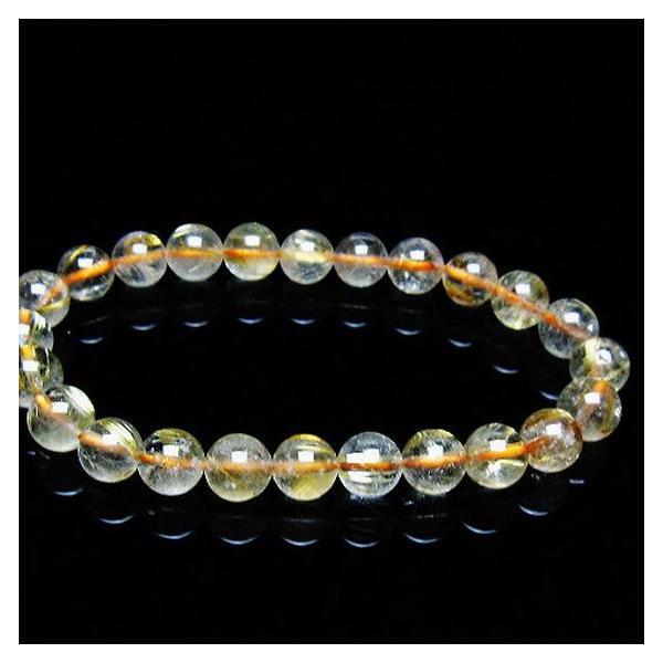 ■商品名：ゴールドタイチンルチル ブレスレット  ■商品ID：t171-7586 ■商品重量：約 14.9g ■商品サイズ：内周約:155mm(±5mm)粒直径約:8mm(±0.5mm)