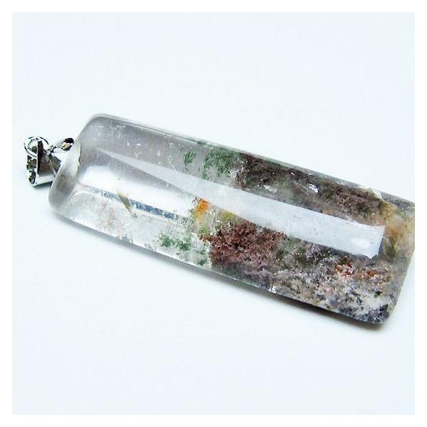 ■商品名：ガーデンクォーツ（庭園水晶） ペンダント  ■商品ID：t175-1965 ■商品重量：約 10.6g ■商品サイズ：  高約:41mm   横約:15mm  厚約:10mm