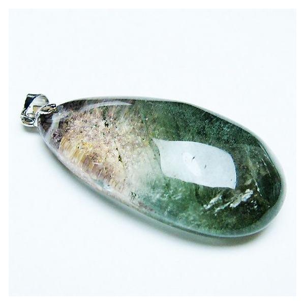 ■商品名：グリーンファントム ペンダント  ■商品ID：t175-2008 ■商品重量：約 12g ■商品サイズ：  高約:37mm   横約:20mm  厚約:11mm
