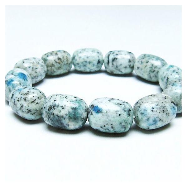 ■商品名：K2ストーン アズライト イン グラナイト  ブレスレット  ■商品ID：t193-4053 ■商品重量：約 69.8g ■商品サイズ：内周約:176mm(±5mm)