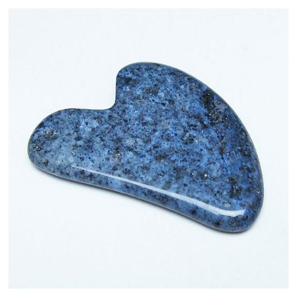 ■商品名：ブルー スギライト かっさ フェイスマッサージプレート ■商品ID：t197-1315 ■商品重量：約 48g ■商品サイズ：  高約:72mm   横約:53mm  厚約:7mm