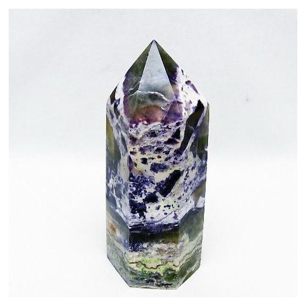 ■商品名：アメリカ　ユタ州産 ティファニーストーン 六角柱 ■商品ID：t222-2614 ■商品重量：約 381g ■商品サイズ：  高約:110mm   横約:45mm  厚約:43mm