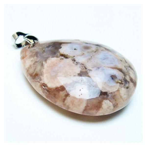 ■商品名：桜メノウ チェリーブロッサムアゲート  ペンダント  ■商品ID：t335-2963 ■商品重量：約 12.8g ■商品サイズ：  高約:33mm   横約:29mm  厚約:10mm