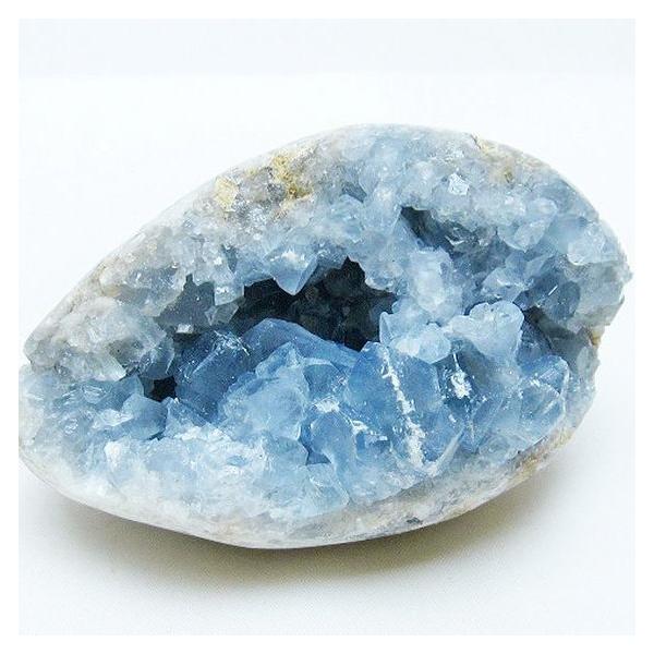 ■商品名： セレスタイト 天青石 原石 ■商品ID：t385-14396 ■商品重量：約 641g ■商品サイズ：  高約:105mm   横約:64mm  厚約:65mm