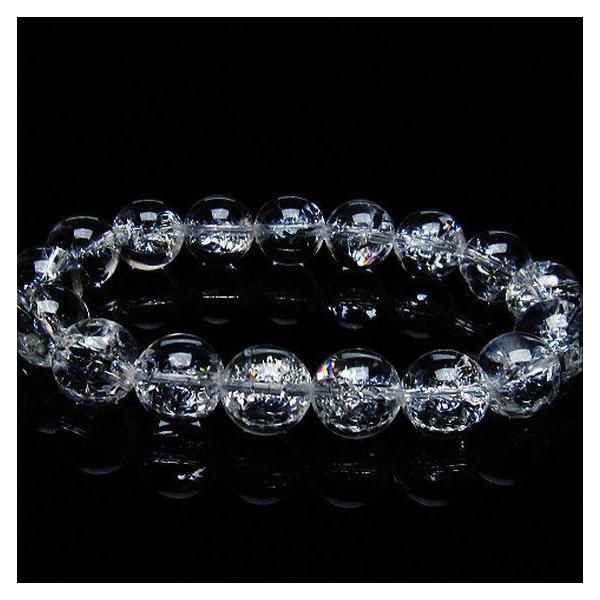 ■商品名：アイリスクォーツ 虹入り  レインボークラック水晶  ブレスレット  ■商品ID：t502-8813 ■商品重量：約 45.1g ■商品サイズ：内周約:169mm(±5mm)粒直径約:12mm(±0.5mm)〜13mm(±0.5m...