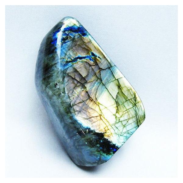 ■商品名：ラブラドライト 原石 ■商品ID：t623-9728 ■商品重量：約 513g ■商品サイズ：  高約:105mm   横約:65mm  厚約:45mm