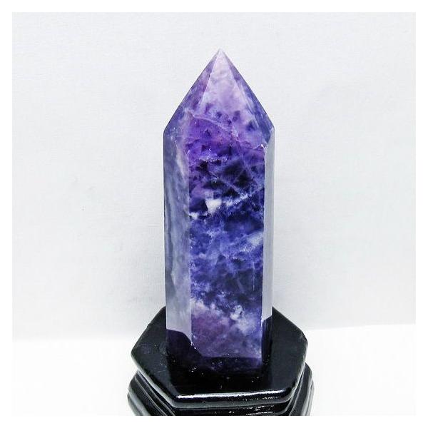 ■商品名：フローライト  六角柱 ■商品ID：t634-5574 ■商品重量：約 932g ■商品サイズ：  高約:170mm   横約:55mm  厚約:50mm