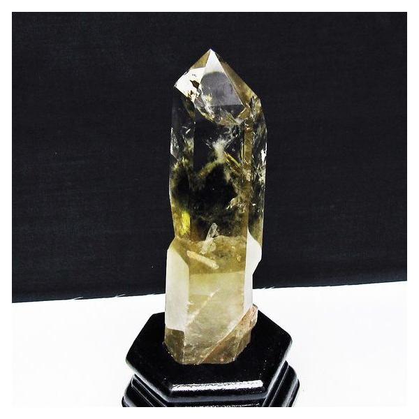 ■商品名：シトリン水晶 六角柱 ■商品ID：t719-4992 ■商品重量：約 311g ■商品サイズ：  高約:155mm   横約:43mm  厚約:33mm