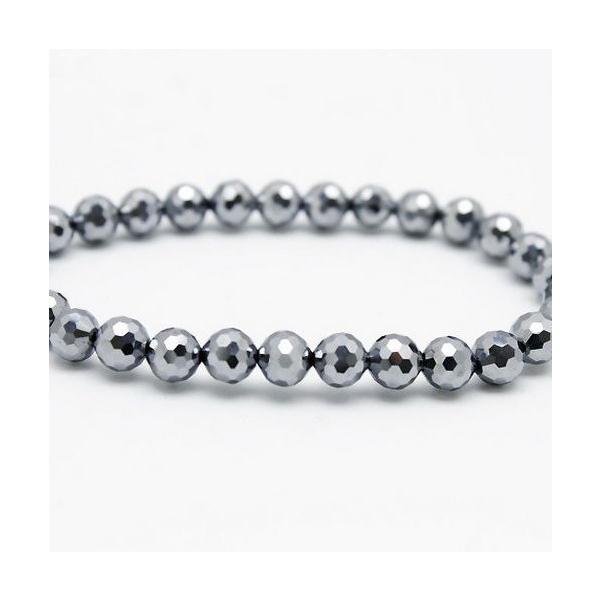 ■商品名：テラヘルツ鉱石  ブレスレット  128面ミラーカット ■商品ID：t793-39 ■商品サイズ：内周約:162mm(±5mm)粒直径約:6mm(±0.5mm)