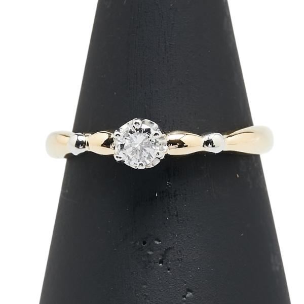 ■商品情報[管理番号]1-0217651[対象]レディース[シリーズ]1P[重量]約2.5g[素材]K18YG イエローゴールド Pt900 プラチナ コンビ [サイズ]12号リング幅：約1.7mmリング最大幅：約4.3mmサイズ変更：可：...