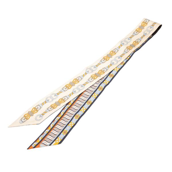 ■商品情報[管理番号]1-0255773[ブランド]エルメス（HERMES）[対象]レディース[カラー] ベージュ マルチカラー[シリーズ]Harnais en Rosace ハーネスの薔薇窓[ライン]ツイリー[素材]シルク [サイズ]W約...