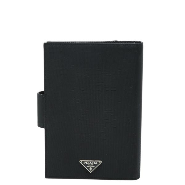 ■商品情報[管理番号]1-0262301[ブランド]プラダ（PRADA）[対象]レディース[カラー] ブラック[シリーズ]-[ライン]三角ロゴプレート[原産国名]イタリア[素材]ナイロン レザー [サイズ]W約12.5cmxH約18.5cm...