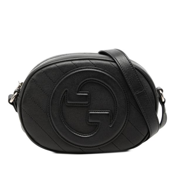 ■商品情報[管理番号]1-0269930[ブランド]グッチ（GUCCI）[型番]760175[対象]レディース[カラー] ブラック[シリーズ]ブロンディ [素材]レザー [サイズ]W約20cmxH約14cmxD約7.5cmショルダー高さ：約...