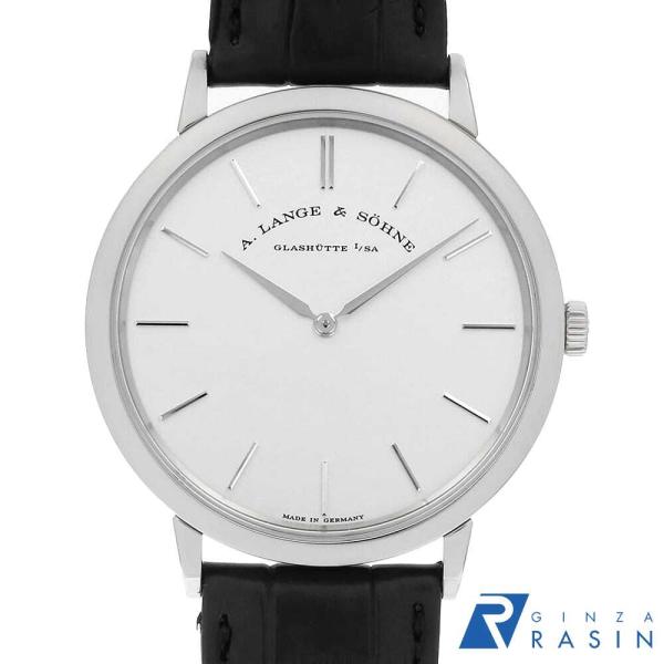■ブランド：A LANGE&amp;SOHNE（ランゲ＆ゾーネ）■商品名：サクソニア フラッハ■型番：211.027(LSLS2113AM)■材質：ホワイトゴールド/WG■文字盤：シルバー/Silver■ムーブメント：手巻き/Hand-Wi...