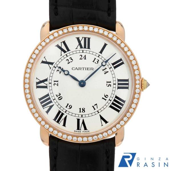 ■ブランド：Cartier（カルティエ）■商品名：ロンド ルイ カルティエ LM■型番：WR000651■材質：ピンクゴールド/PG■文字盤：アイボリー/Ivory■ムーブメント：手巻き/Hand-Winding■個別コード：0AKCCAA...