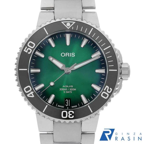 ■ブランド：Oris（オリス）■商品名：アクイス デイト キャリバー400■型番：01 400 7769 4157-07 8 22 09PEB■材質：ステンレススティール/SS■文字盤：グリーン/Green■ムーブメント：自動巻き/Self...
