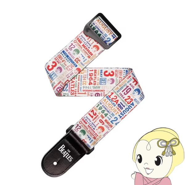 THE BEATLES US TOUR 1964 COLLECTION1964 年2 月9 日に放送され7300 万人が観たビートルズのアメリカ初ライブからインスパイアされたストラップです。・ポリエステル製　- 長さ: 35inch〜59....