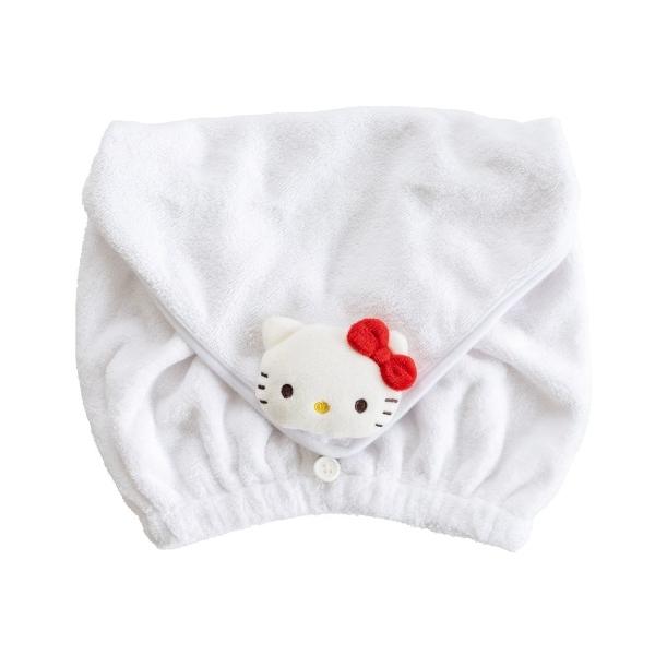 サンリオキャラクターズの顔のマスコットが付いたヘアキャップです。ふわもこ素材が肌触り良く、お風呂上がりやプールの後の濡れた髪をしっかりと吸水します♪よく伸びるゴムを使用しているので子どもから大人の方までお使いいただけます。洗濯ネットに入れて...