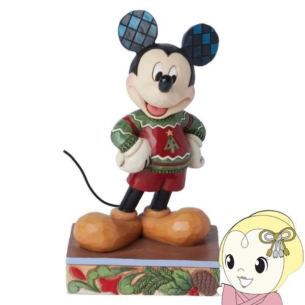 Jim Shore（ジム・ショア）が手掛けるDisney Traditionsからクリスマスセーターでおめかししたミッキーのフィギュアが登場しました。■Disney Traditions Mickey Christmas Sweater■品...