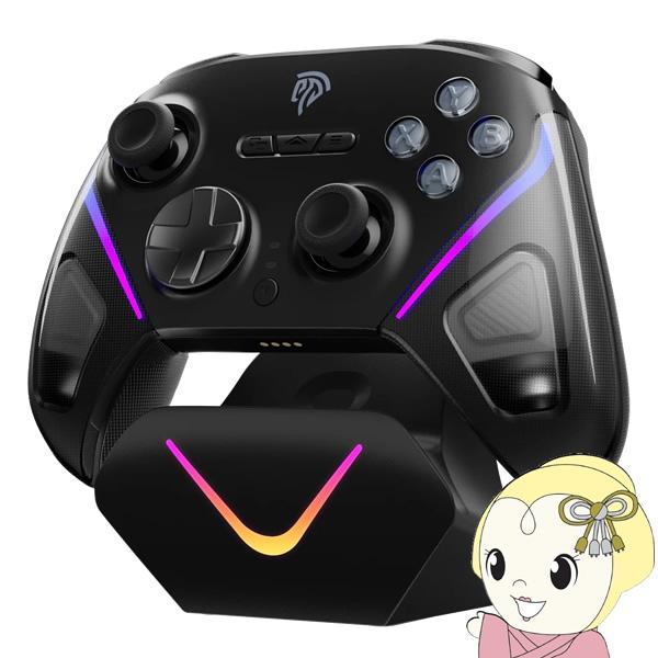 EasySMX D10 PC コントローラー ゲームパッド 充電ドック■メーカー：EasySMX（イージーエスエムエックス）■型番：D10■カラー：Space Black■接続方法：2.4GHz無線、Bluetooth、有線■対応機種： S...