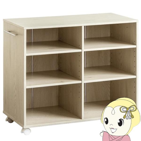 家の中のデッドスペースを有効活用！キャスター付きでスイスイ引き出せる収納ラック。【商品名】【幅が選べる】 キャスター付き 押入れ収納ラック 奥行75.2cm【カラー】ライトナチュラル(木目柄)【サイズ】Lサイズ：幅38.0×奥行75.2×高...