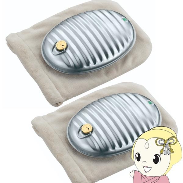 湯たんぽA（2.5L・袋付）2個セットスタンダードなトタン製の湯たんぽです直火・IHでの加熱対応ふわふわで肌触りのよいマイクロファイバー素材の湯たんぽ袋付き■メーカー：マルカ■JAN：4964398022524■容量：約2.5L■サイズ：2...