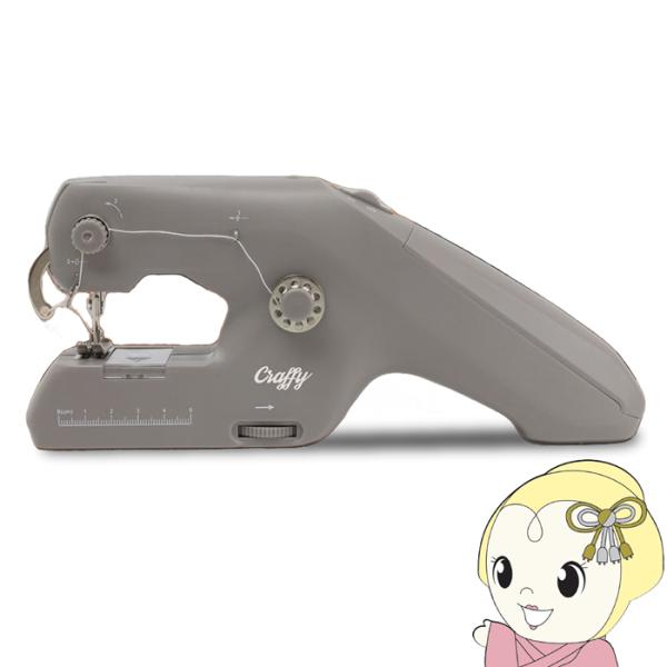 ハンディーまたは置き型で使える２WAY設計。どこでも持ち運べる小型のミシンです。■寸法：約W24×D6×H10cm■コード：約180cm■重量：約380g■個装重量：約650g■材質：ABS　スチール　POM　ステンレス■電源：交流式（アダ...