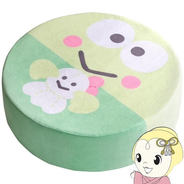 「けろけろけろっぴ」がデザインされた、かわいいリビングクッション♪座り心地にもこだわり、もっちり柔らかい低反発ウレタンを使用した12cmの極厚クッションはお尻をしっかりと支えてくれ、長時間のリラックスタイムも快適です♪商品名　サンリオキャラ...