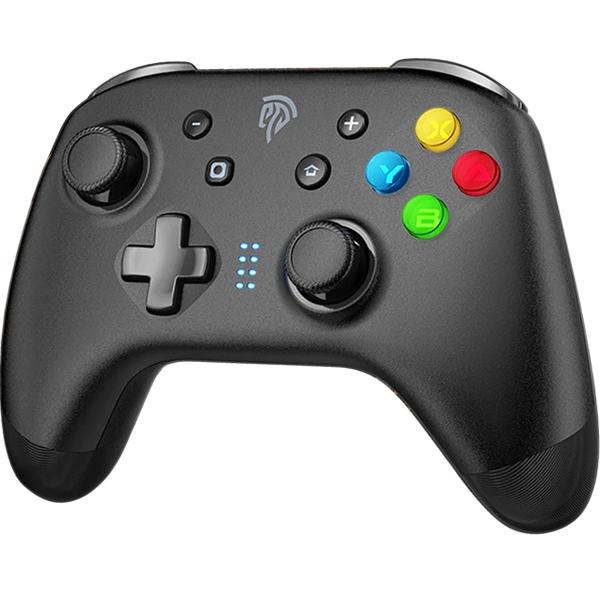 Easy SMX ゲームコントローラー ESM-9124 ブラック・ボタンの切替、Turbo機能・非対称二重振動、線形トリガー ・プログラム編集・振動＆LED5段階調整・6軸ジャイロセンサー搭載・USB有線、Bluetooth 5.0無線■...