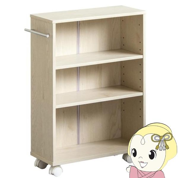 家の中のデッドスペースを有効活用！キャスター付きでスイスイ引き出せる収納ラック。【商品名】【幅が選べる】 キャスター付き 押入れ収納ラック 奥行45.2cm【カラー】ライトナチュラル(木目柄)【サイズ】Sサイズ：幅18.8×奥行45.2×高...