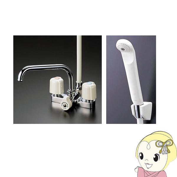 ■取付ピッチ120mm■シャワーヘッド白／シャワーホース白1.45m／白ハンガー■240mmパイプ付■寒冷地仕様■固定こま※記載は商品仕様の一部です。仕様説明不足等の理由での返品はできません。特に適合等は必ずご確認ください。