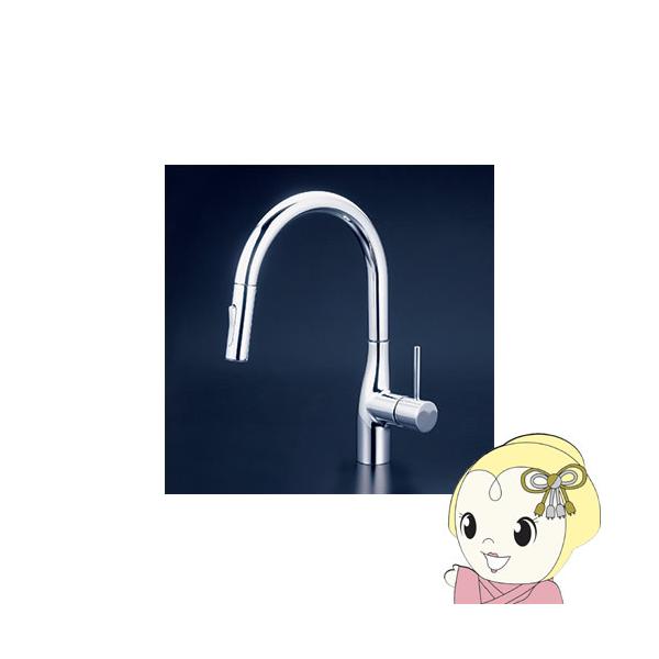 価格.com - KVK シングルシャワー付混合栓 撥水 KM6061ECHS (水栓金具) 価格比較