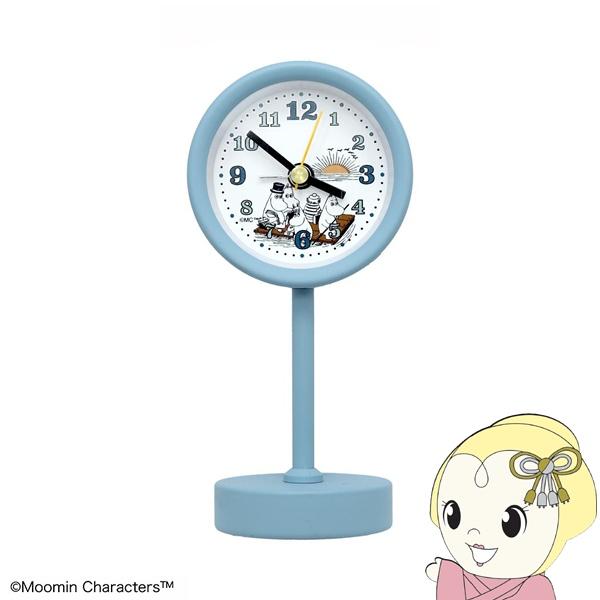 MOOMIN スタンドクロック ライトブルー（ムーミン）■本体サイズ：奥41mm×幅51mm×高さ106mm■時計部厚み：20mm■重さ：約50.6g■フレーム素材：合金（マット塗装）■生産国：PRC■アラーム機能付き※記載は商品仕様の一部...
